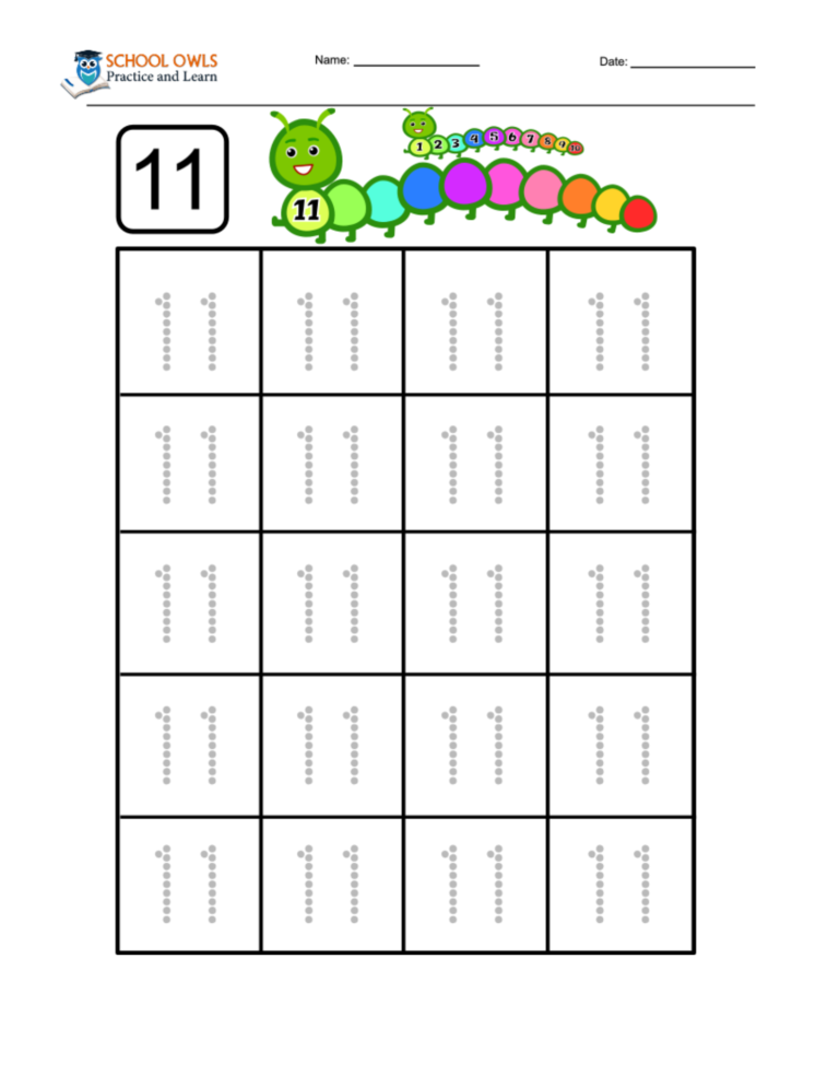 Tracing Numbers - SchoolOwls