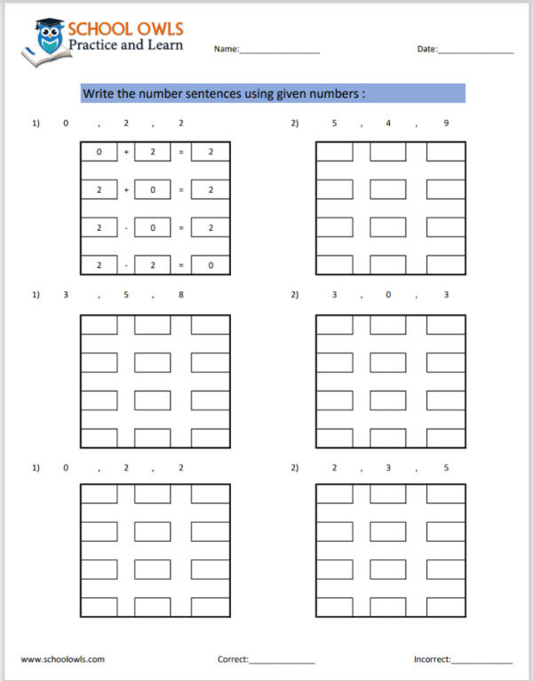Subtraction - SchoolOwls